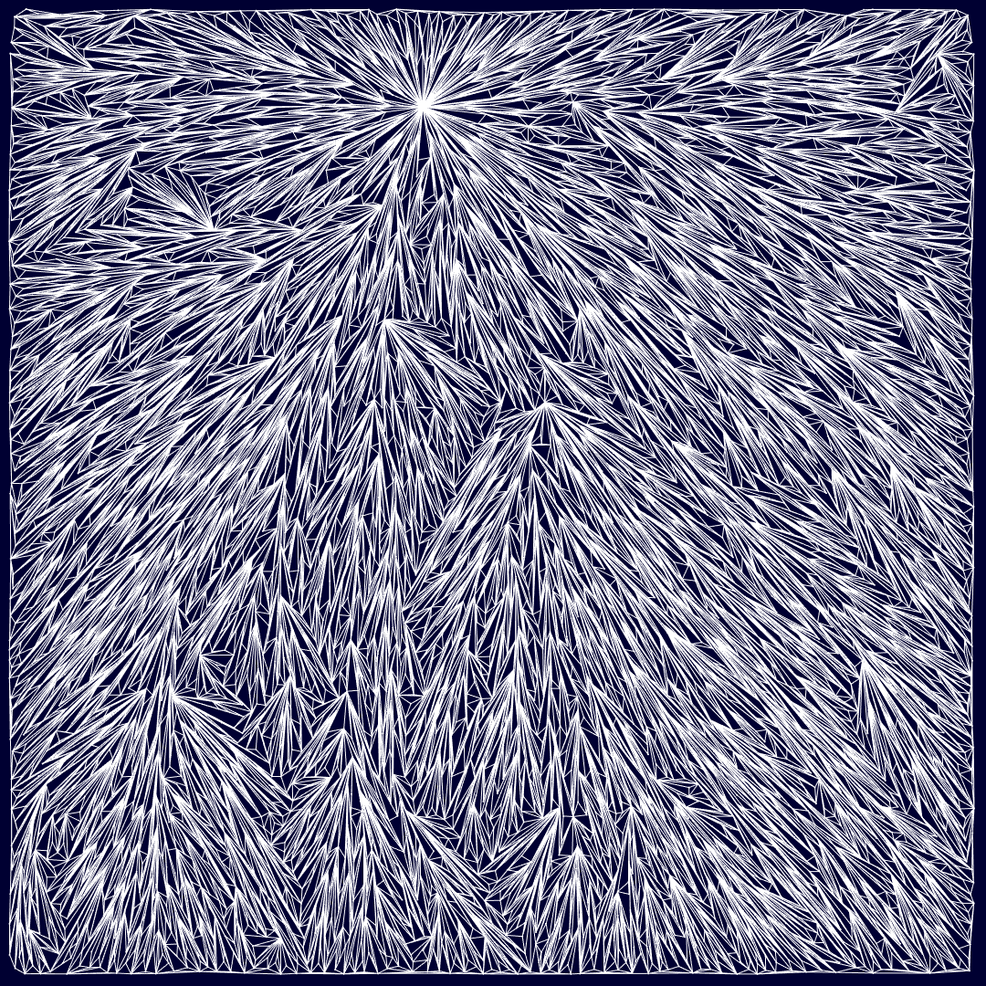 Poisson disk sampling in action : r/generative